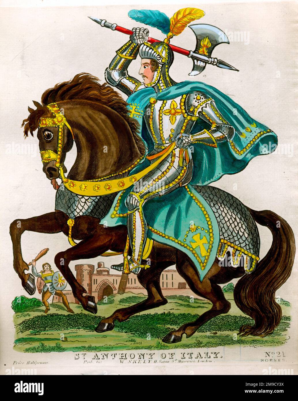 St Anthony Of Italy (Horseman Stock Photo - Alamy