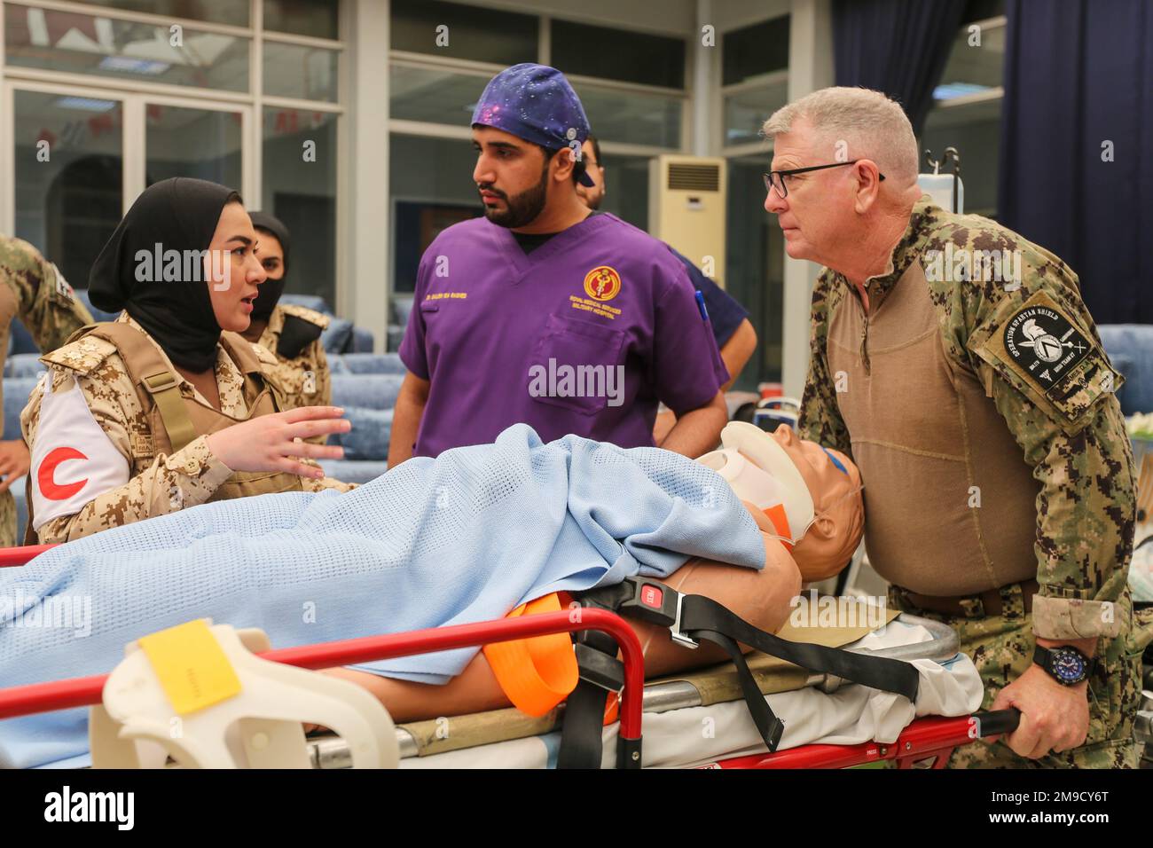 MANAMA, Bahrain (May 16, 2022) – A Sailor assigned to Expeditionary ...