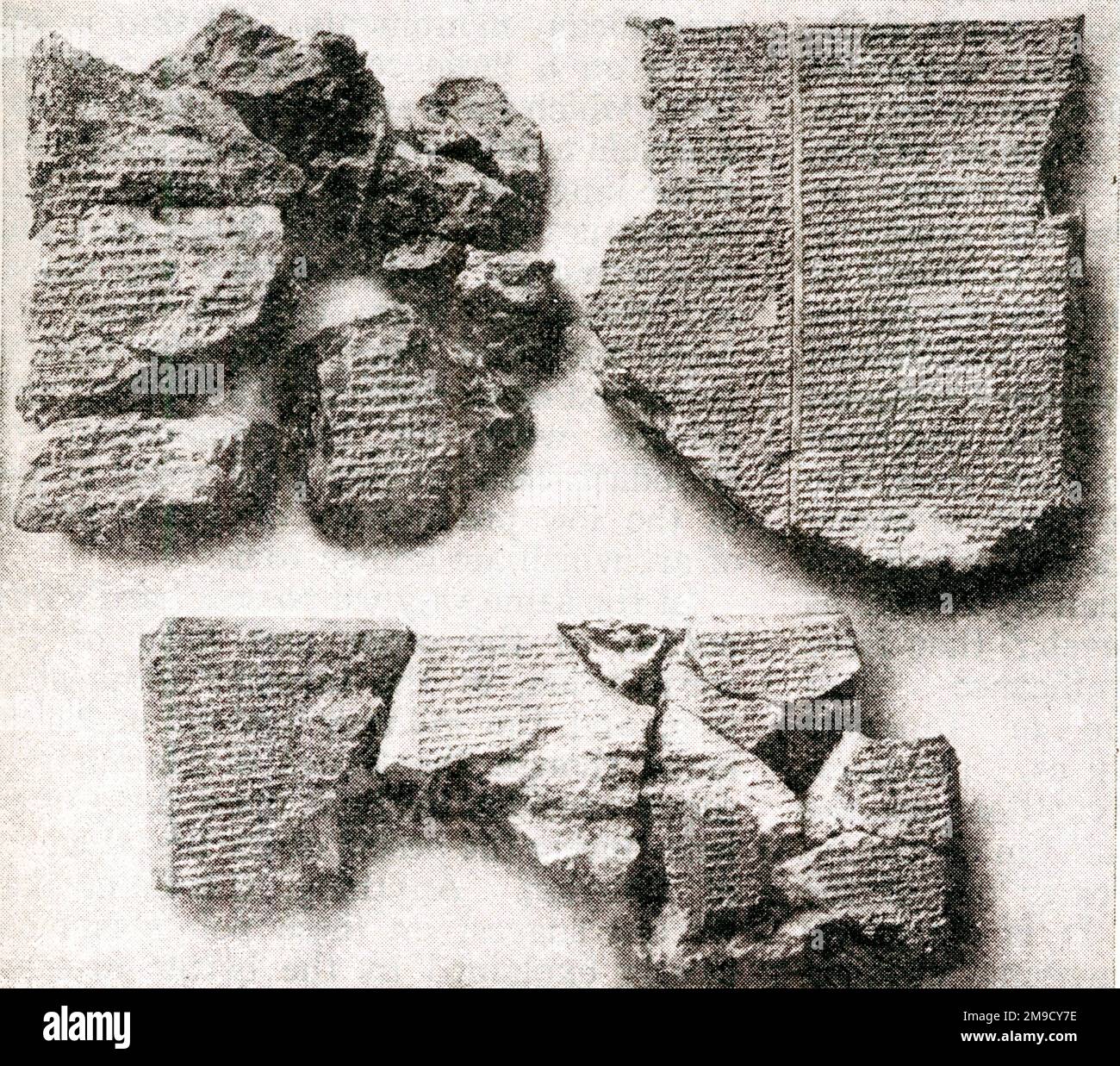 The Babylonian Account Of The Deluge 2700Bc Stock Photo - Alamy