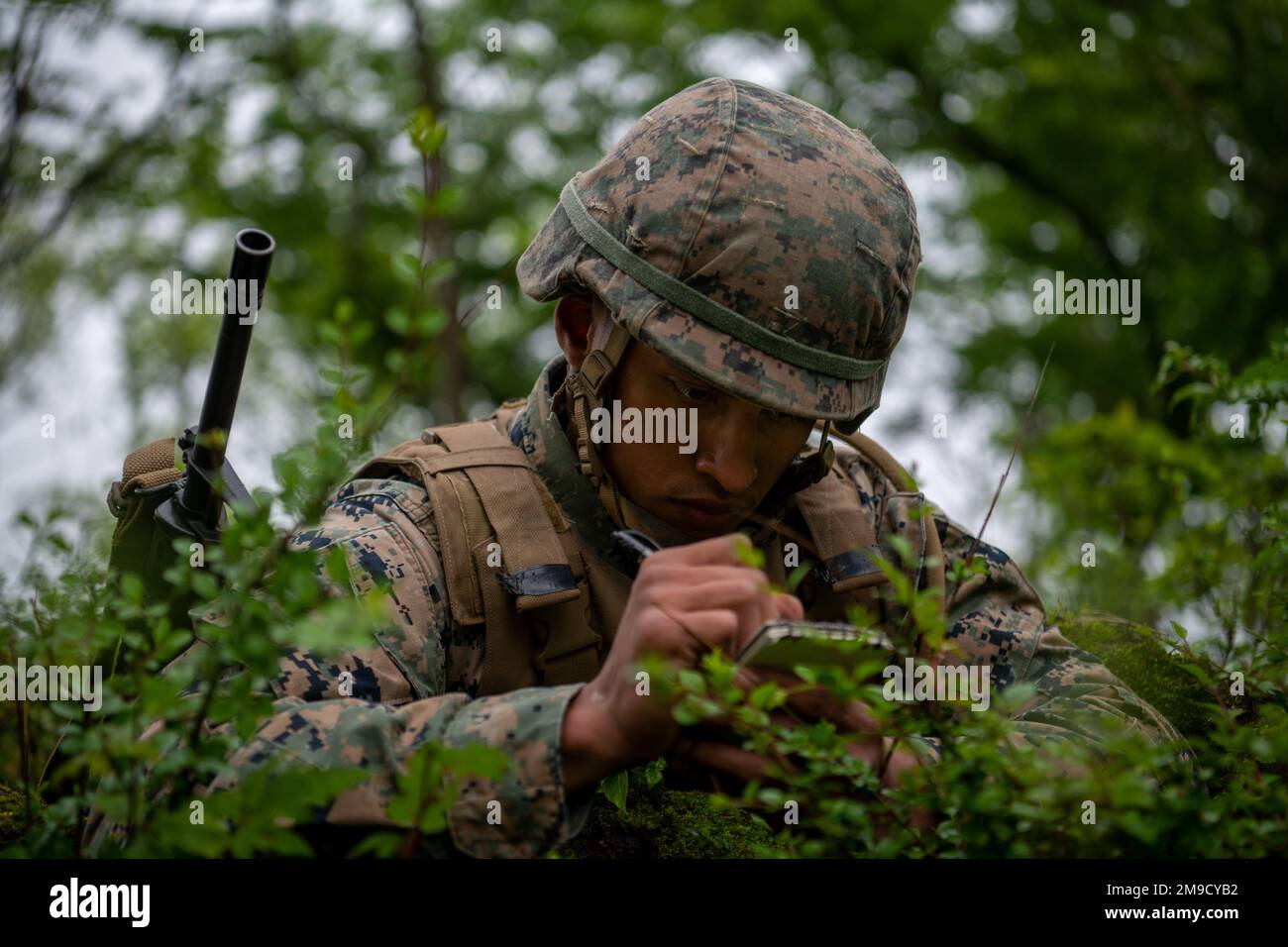 U.S. Marine Corps Lance Cpl. Ricardo Godinez-Mejia, an engineer ...