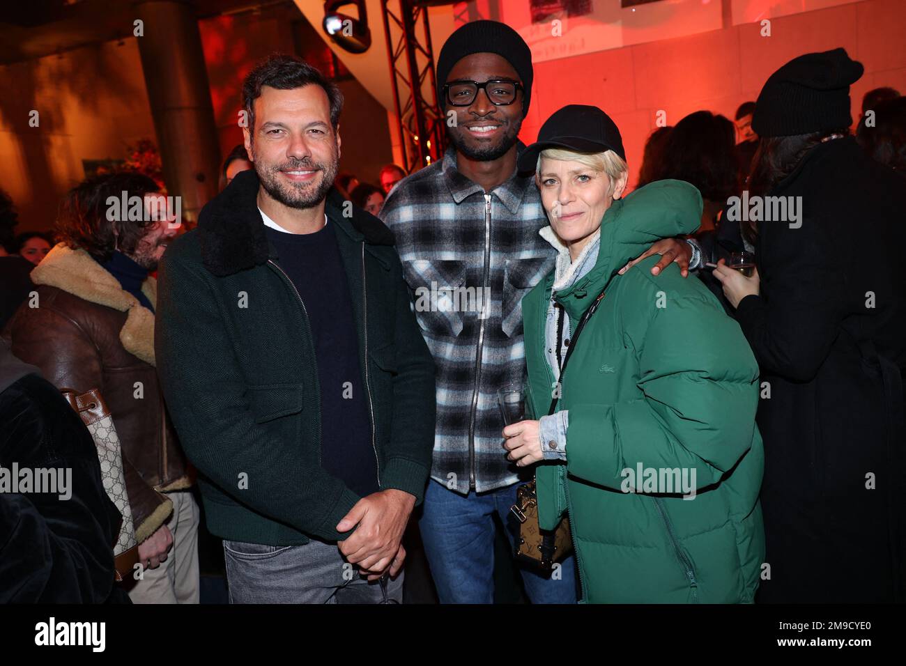 Laurent Lafitte, Stephane Bak and Marina Fois attends ‘La Nuit Ou ...