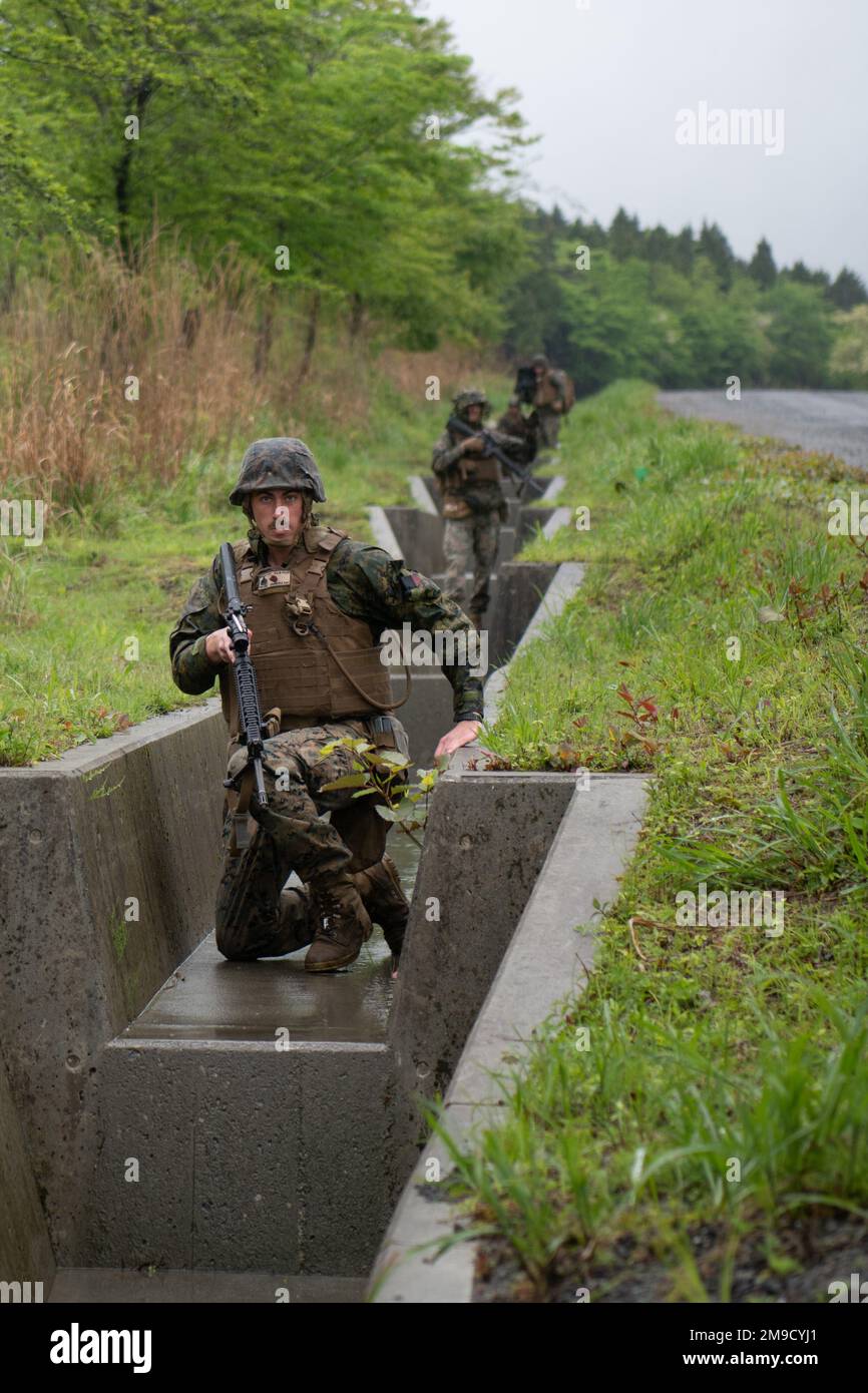 U.S. Marine Corps Sgt. Diego Walker-Mendez, a combat engineer with ...