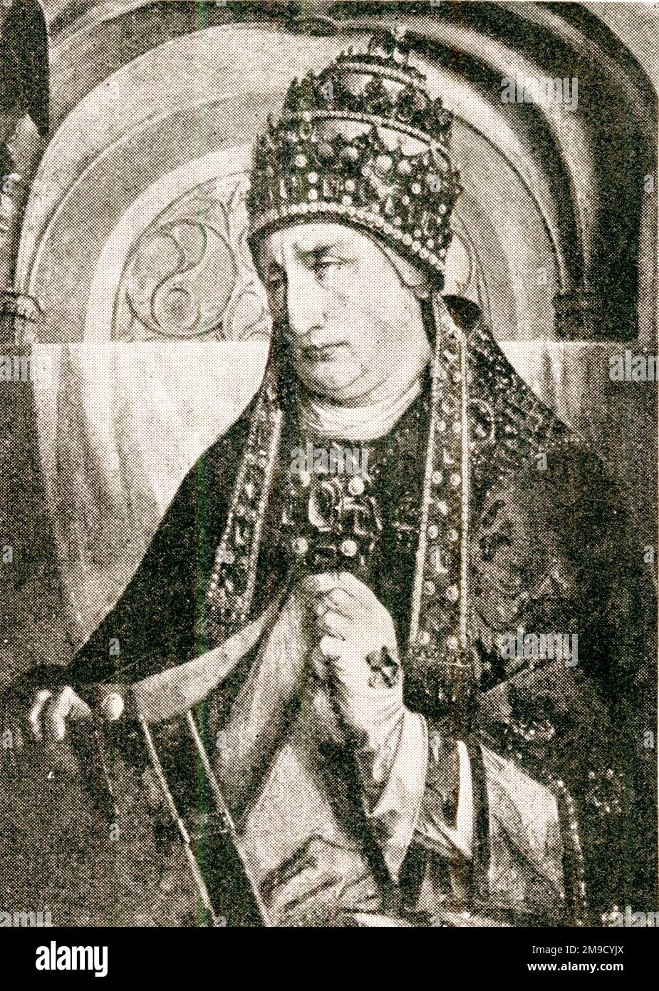 Pope Gregory I (590 - 604 Stock Photo - Alamy