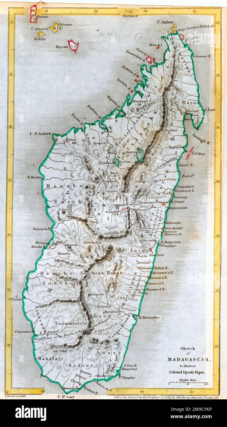 Madagascar historical hi-res stock photography and images - Alamy