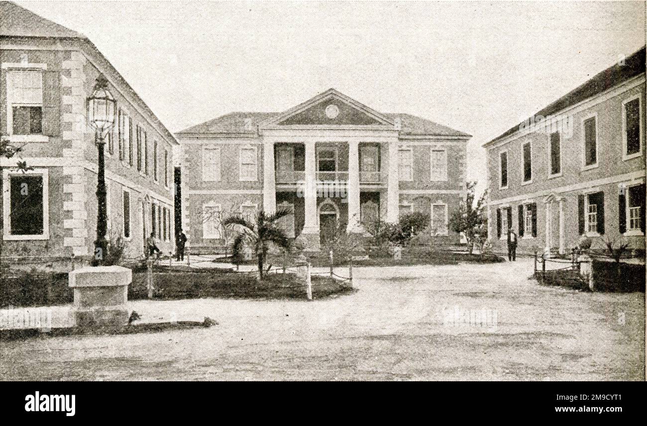 Government Buildings At Nassau, Bahamas Stock Photo - Alamy