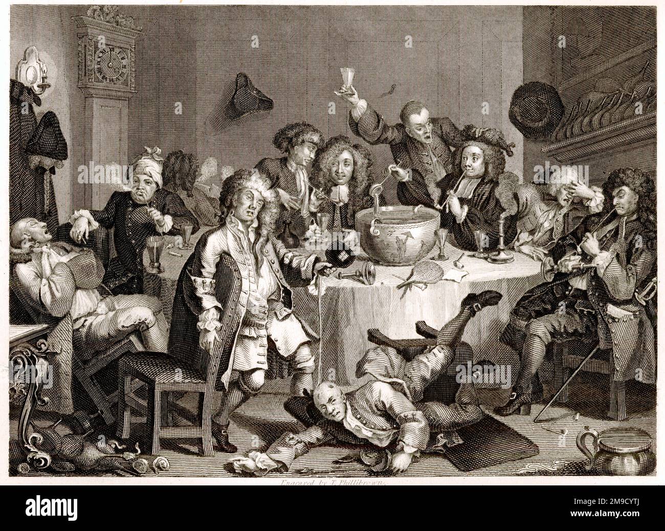18th century engraving party hi-res stock photography and images - Alamy