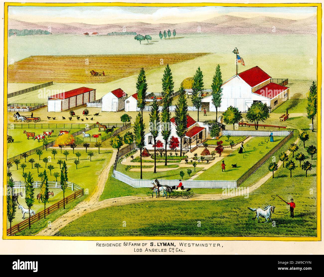 Westminster, Los Angeles, California - House & Farm Stock Photo - Alamy