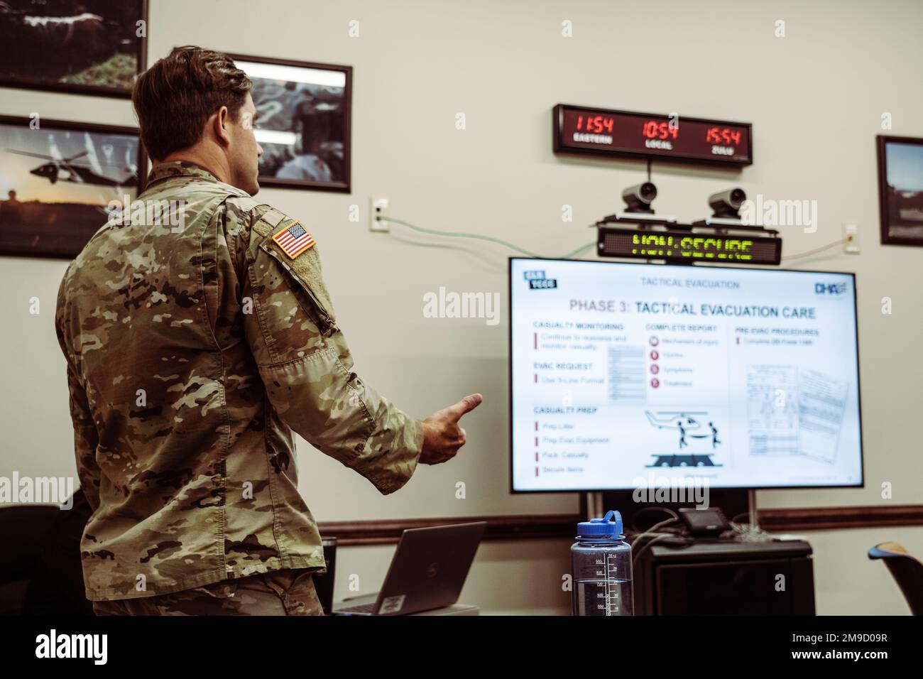 Combat Life Saver Instructor Staff Sgt. Kasey Culverson teaches 7th ...