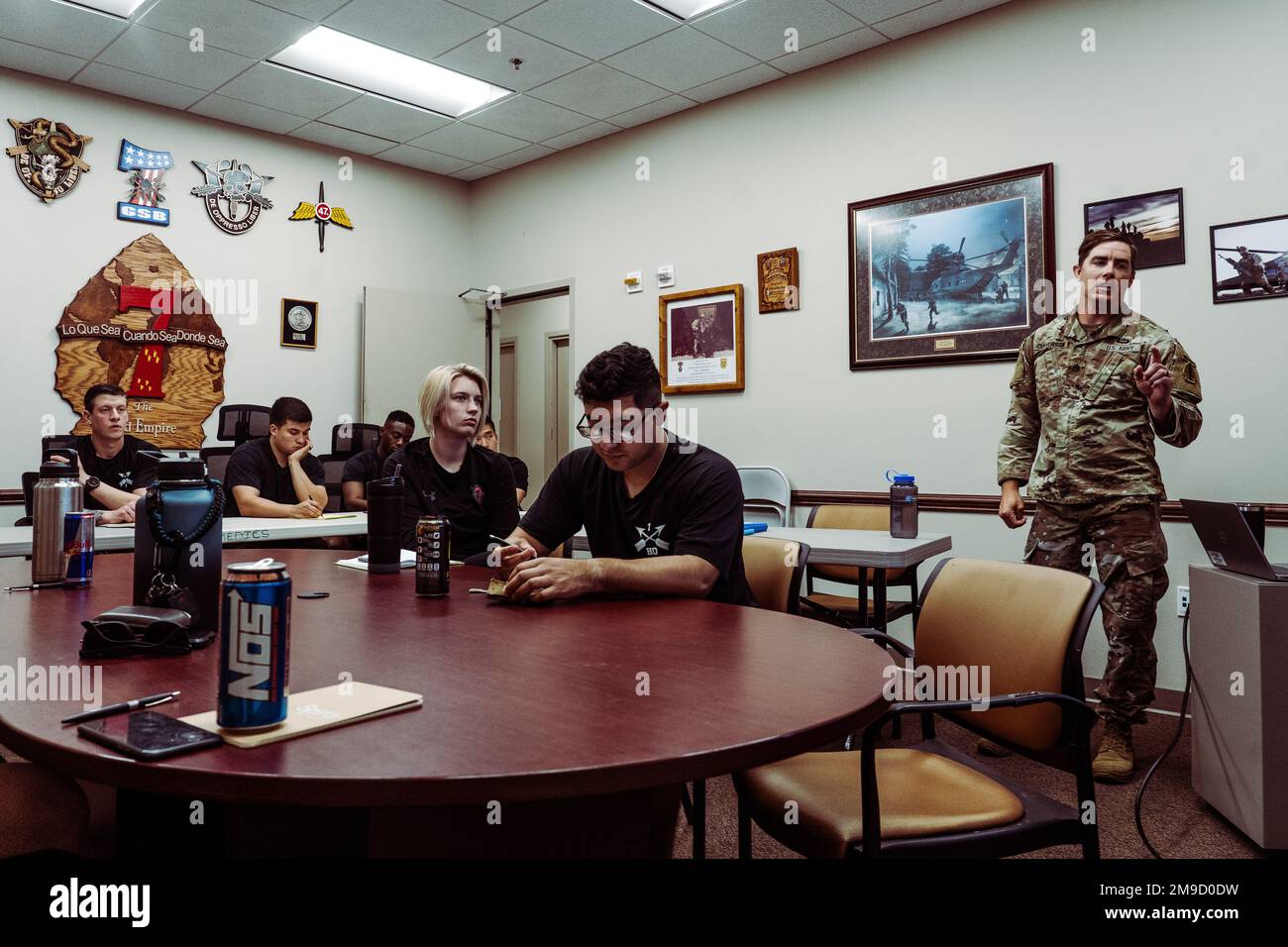 Combat Life Saver Instructor Staff Sgt. Kasey Culverson teaches 7th ...