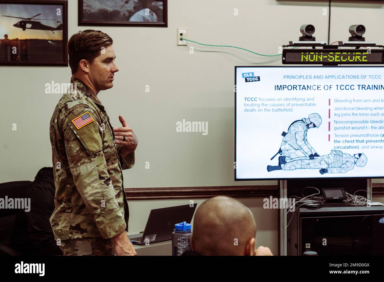 Combat Life Saver Instructor Staff Sgt. Kasey Culverson teaches 7th ...