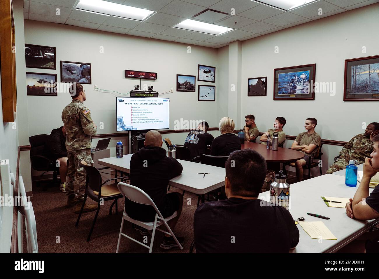 Combat Life Saver Instructor Staff Sgt. Kasey Culverson teaches 7th ...