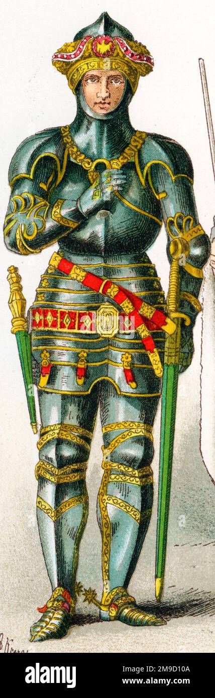 English Armour - 1400 - 1450 Stock Photo - Alamy