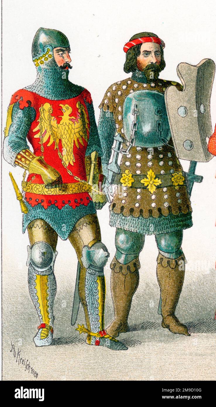 German Armour - 1350 - 1400 Stock Photo - Alamy