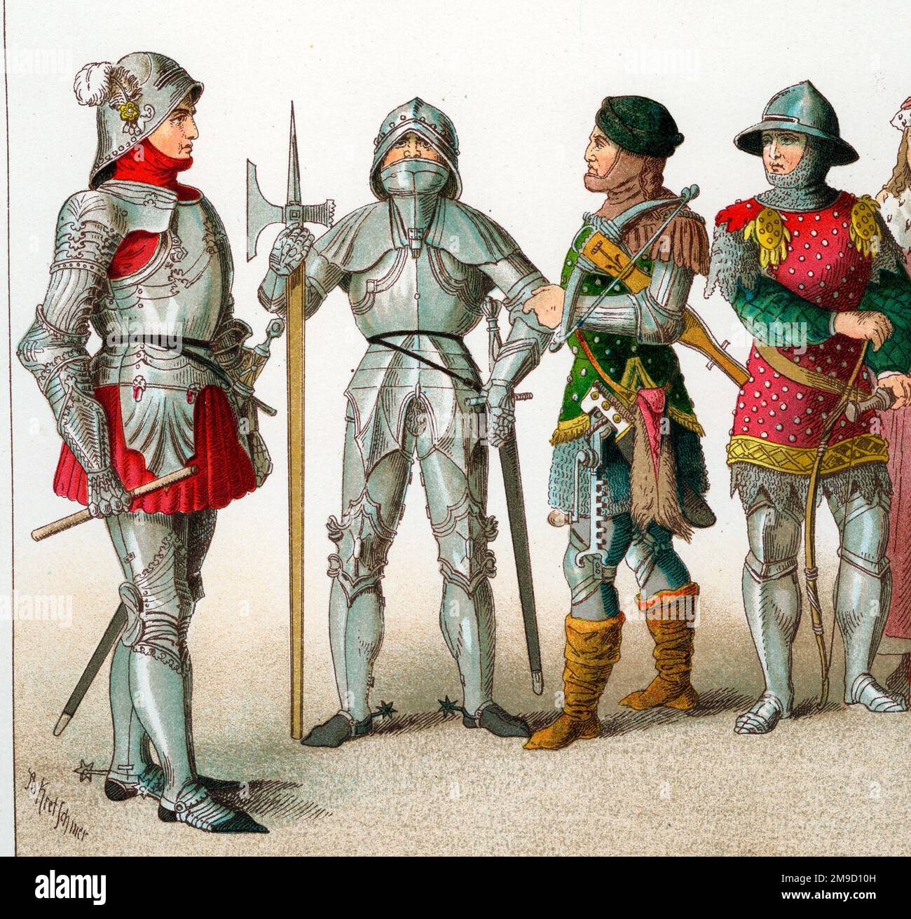 German Armour - 1450 - 1500 Stock Photo - Alamy