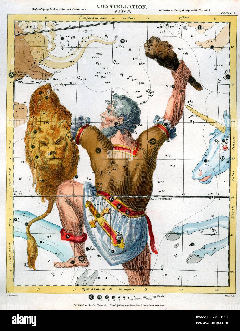 Constellation - Orion Stock Photo - Alamy