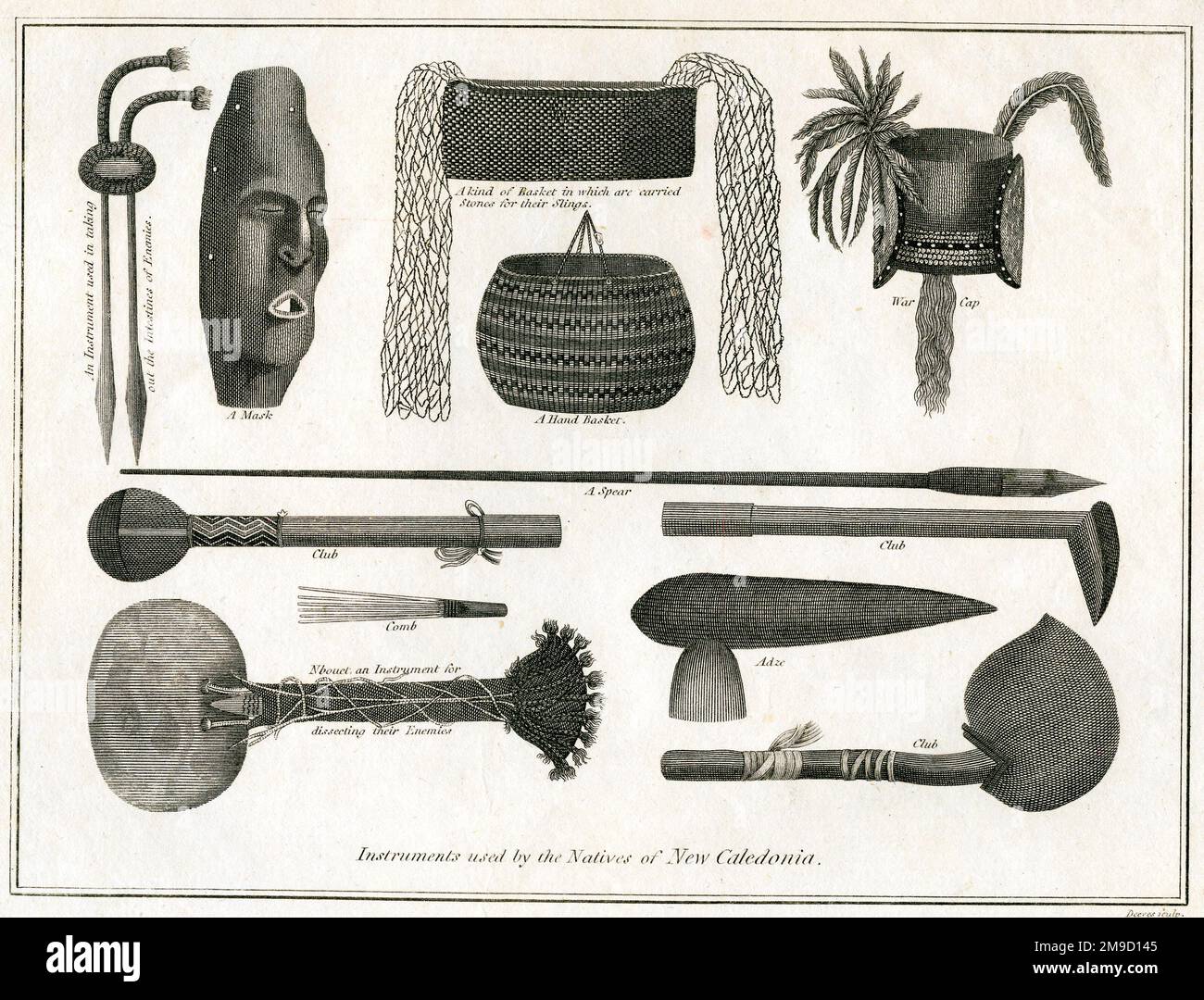 New Caledonia - Weapons & Instruments Stock Photo - Alamy