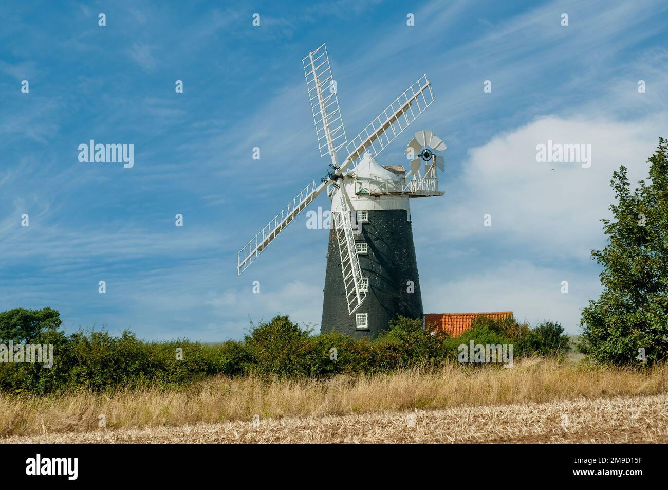 Tower Windmill, Burnham Overy Staithe, Norfolk, England Stock Photo - Alamy