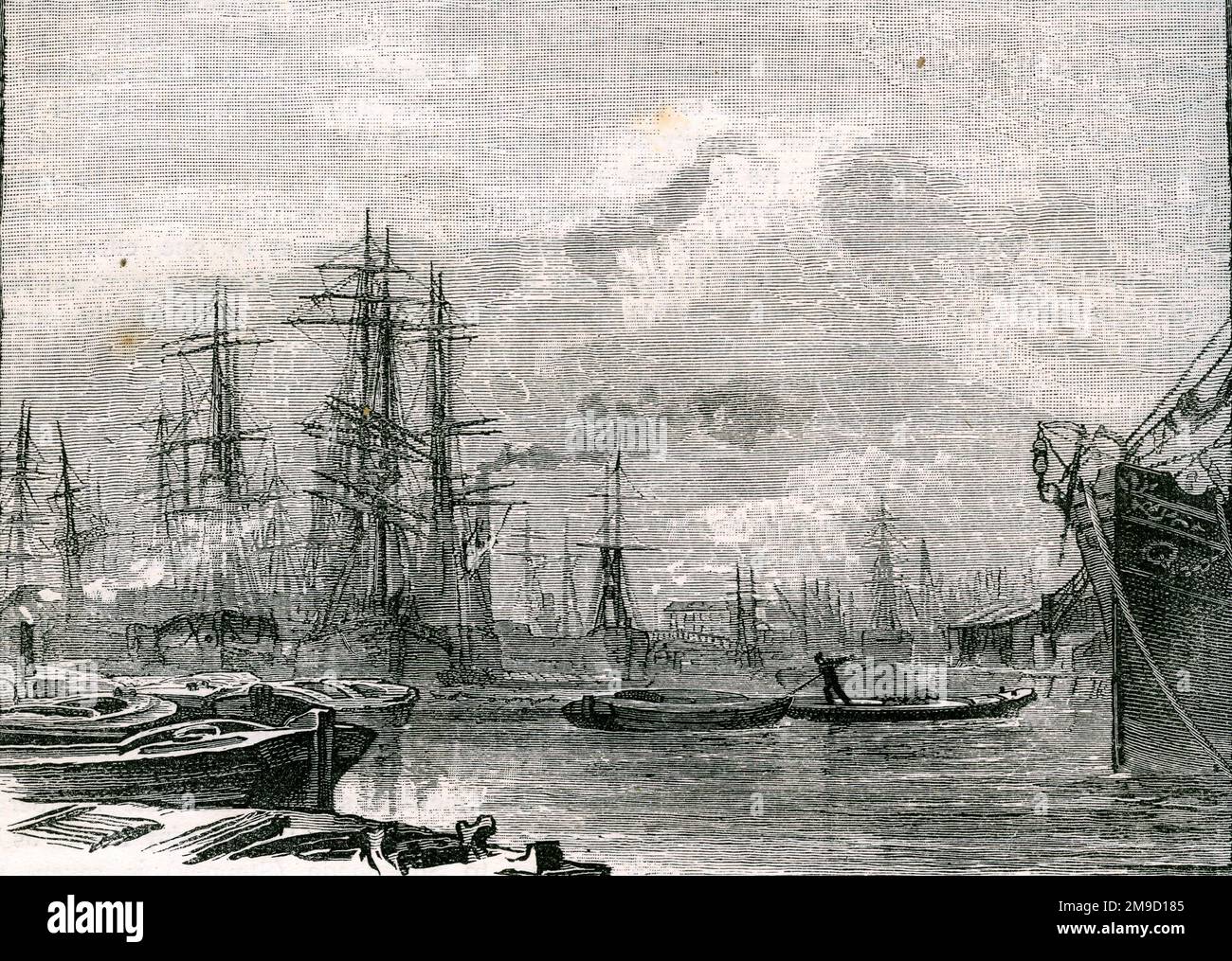London docks 19th century hi-res stock photography and images - Alamy