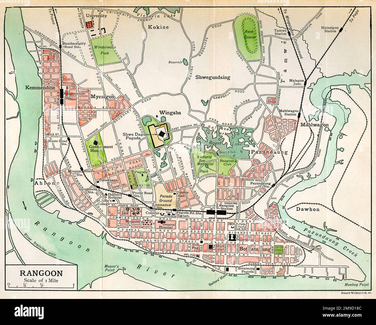 Rangoon history hi-res stock photography and images - Alamy