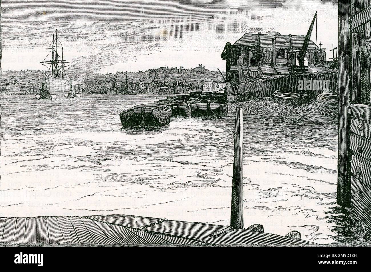 London Waterfront - Millwall Docks Stock Photo - Alamy