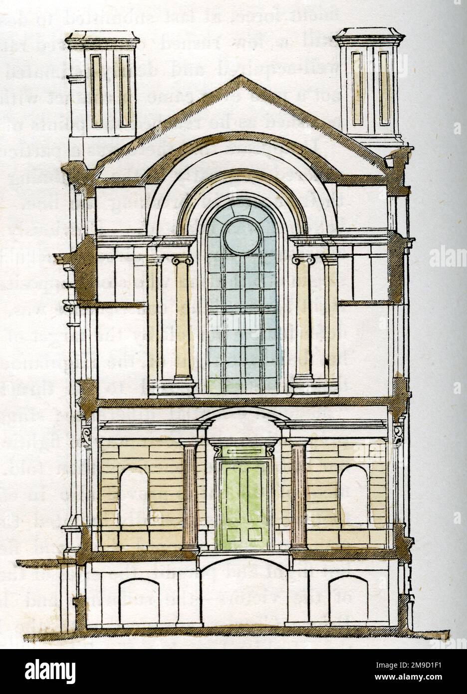Section Of Kings College Library, Cambridge Stock Photo - Alamy