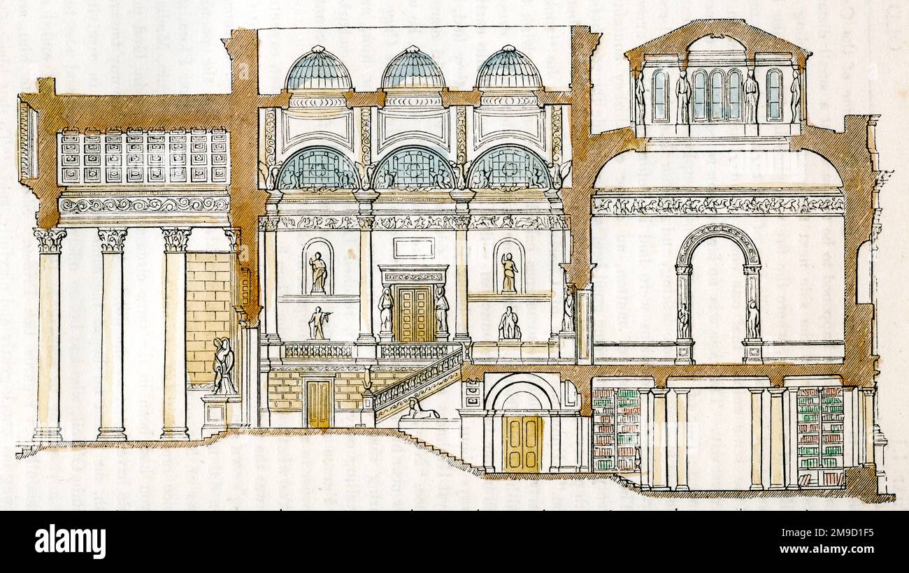 Section Of Fitzwilliam Museum, Cambridge Stock Photo - Alamy