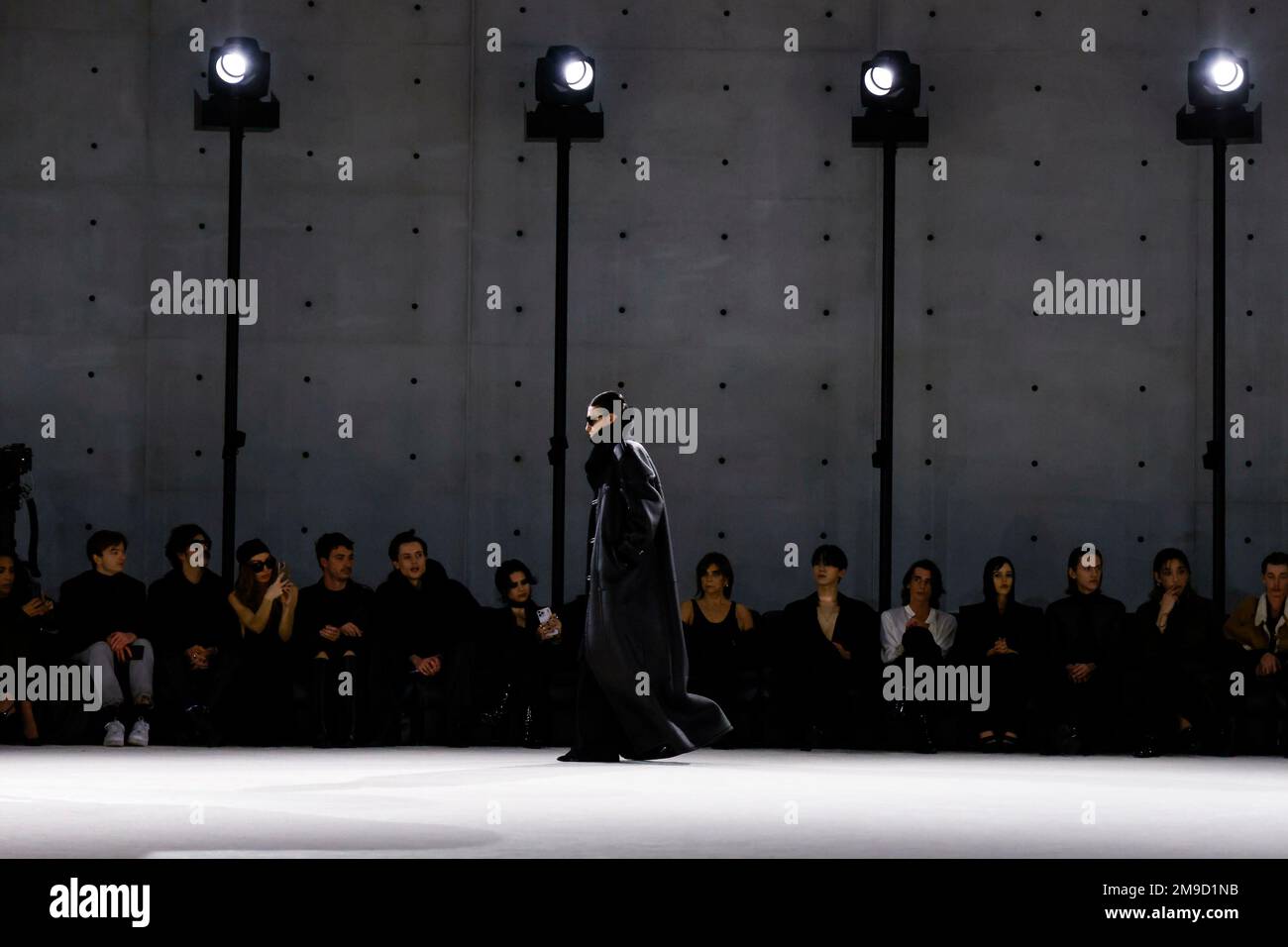 Paris, France. 17th Jan, 2023. SAINT LAURENT men Fall/Winter 2023-24 ...