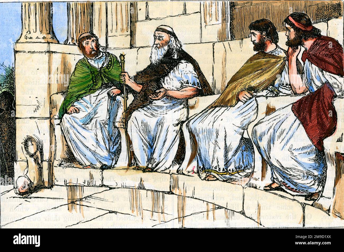 Greek philosophers hi-res stock photography and images - Alamy