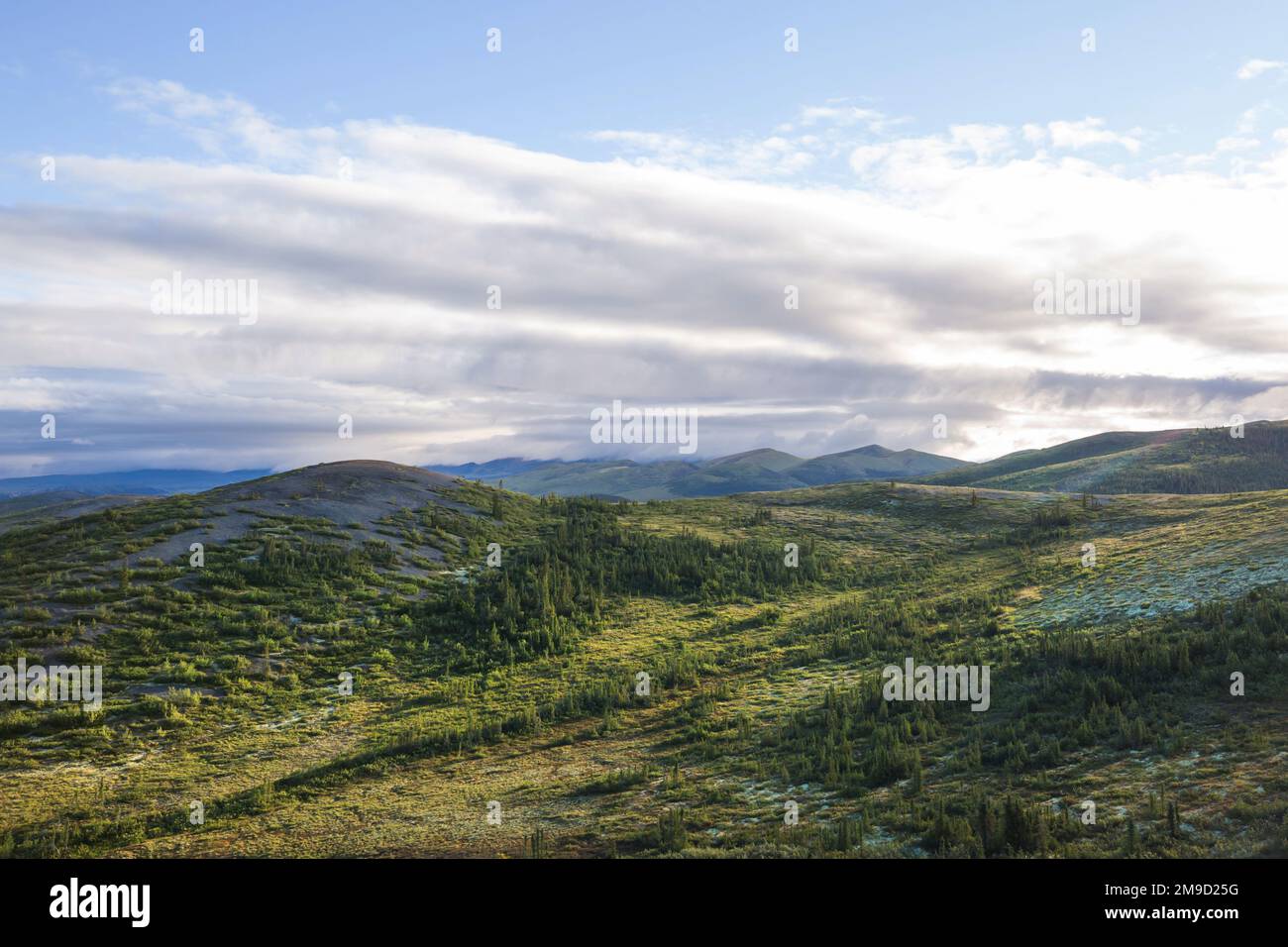 Tundra landscapes above Arctic circle Stock Photo - Alamy