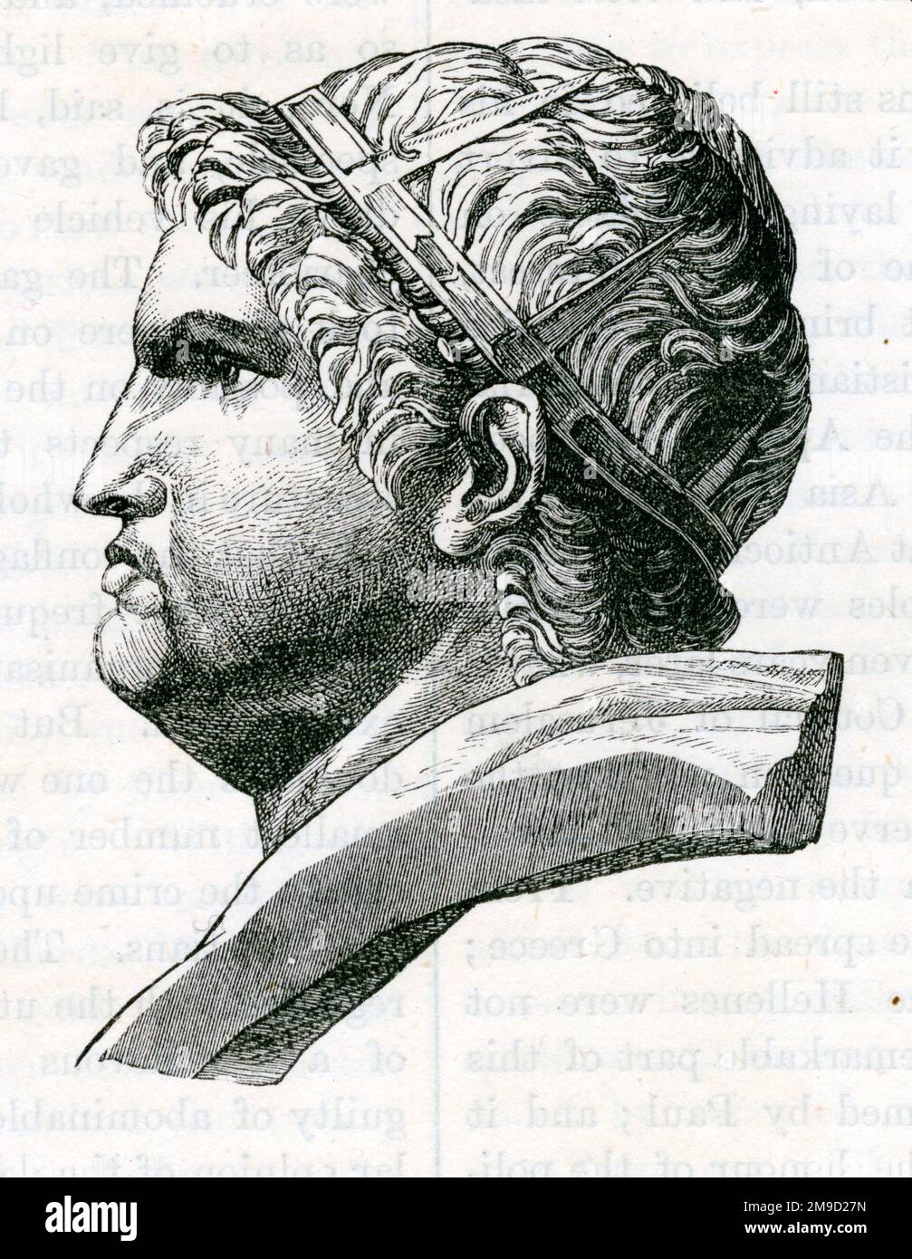 Bust Of Nero - Roman Emperor Stock Photo - Alamy