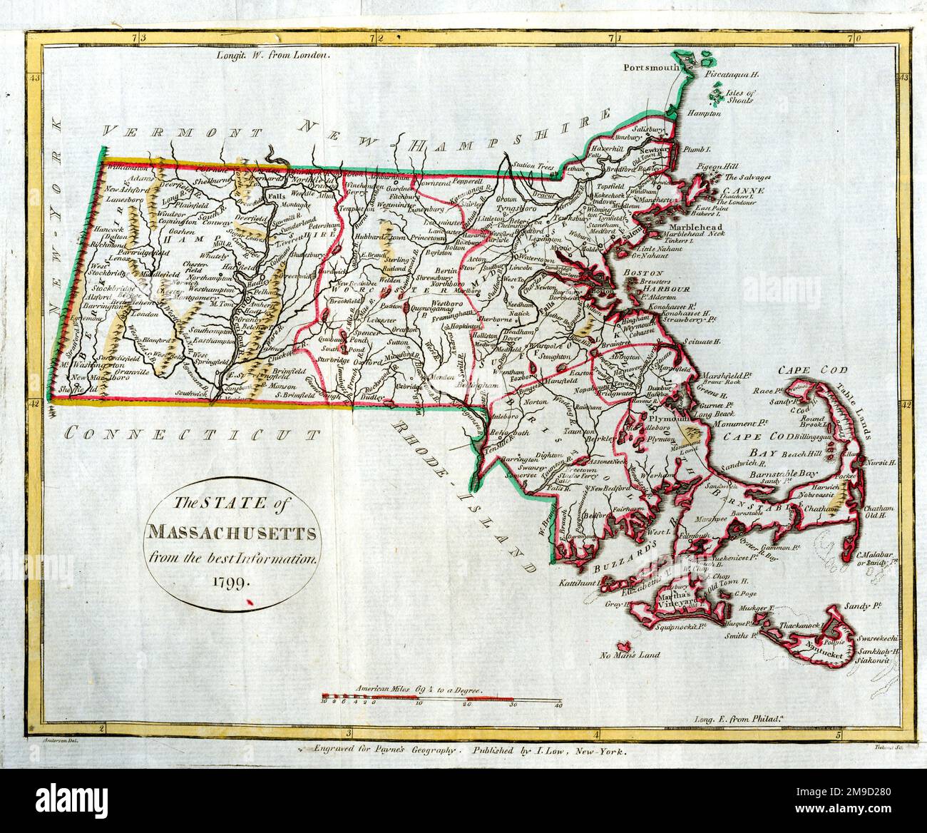 History of massachusetts hi-res stock photography and images - Alamy