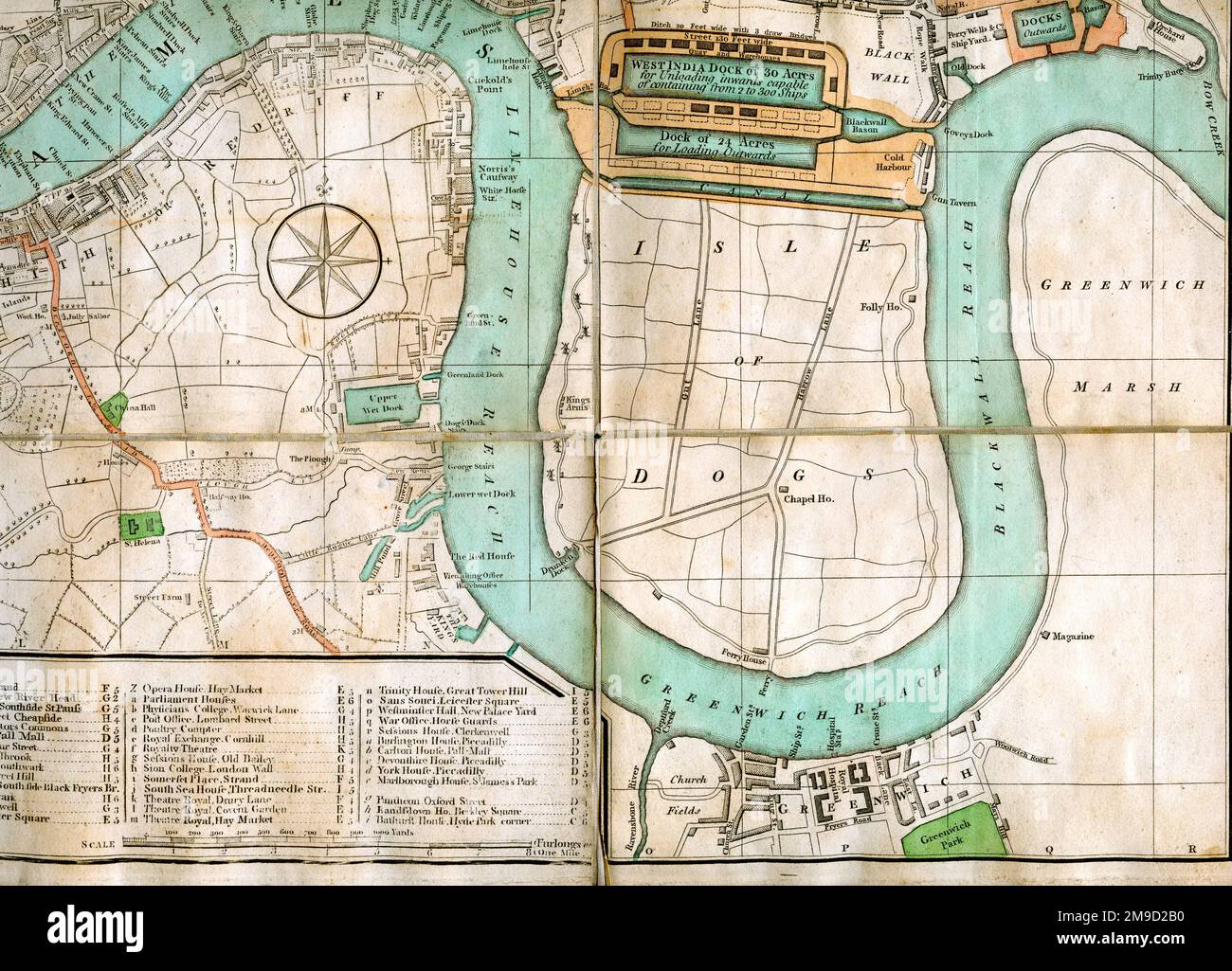 Copperplate map of london hi-res stock photography and images - Alamy
