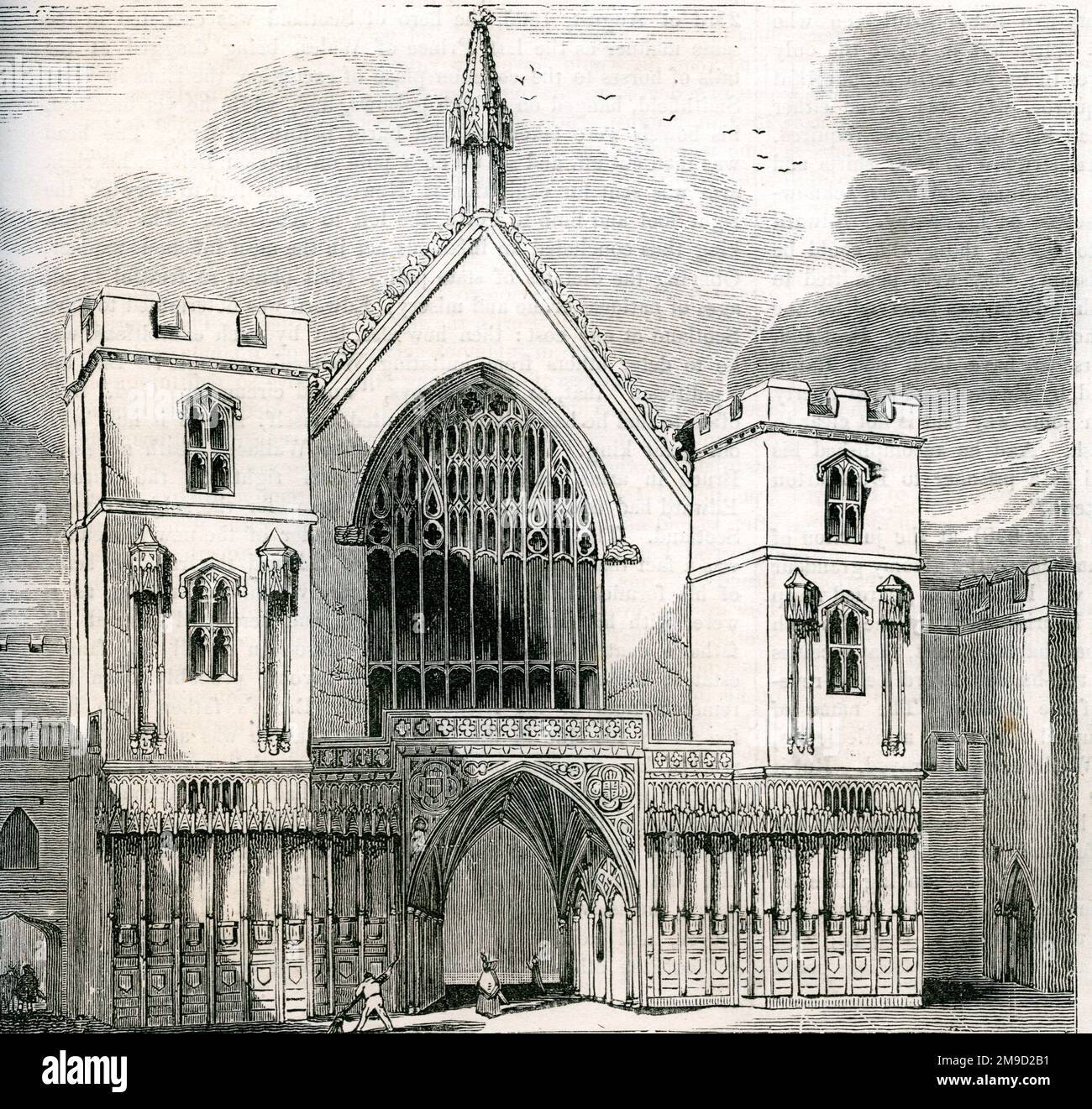 Entrance of westminster hall hi-res stock photography and images - Alamy