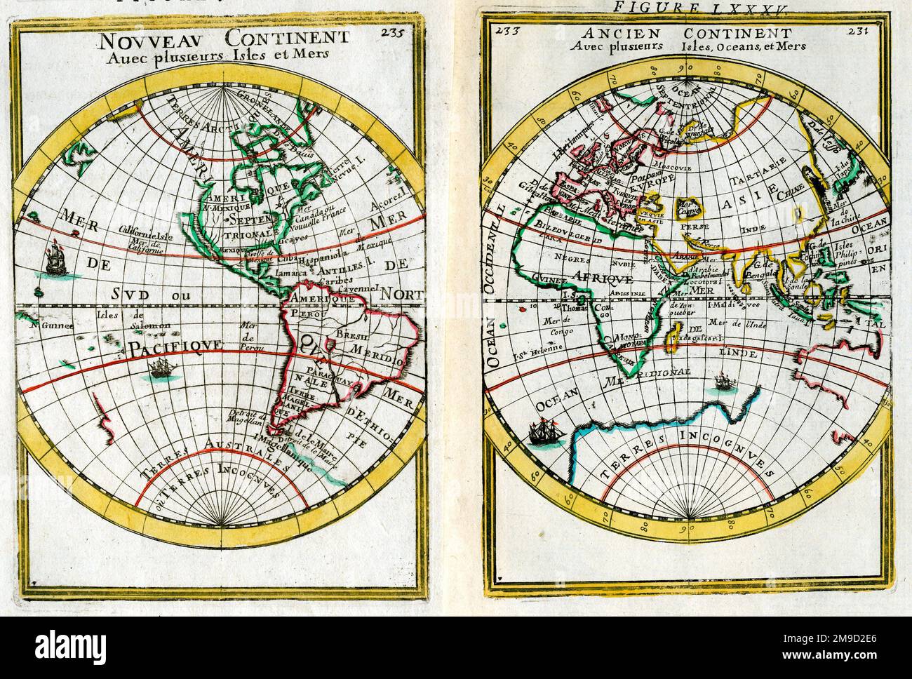 Hemispheres world hi-res stock photography and images - Alamy