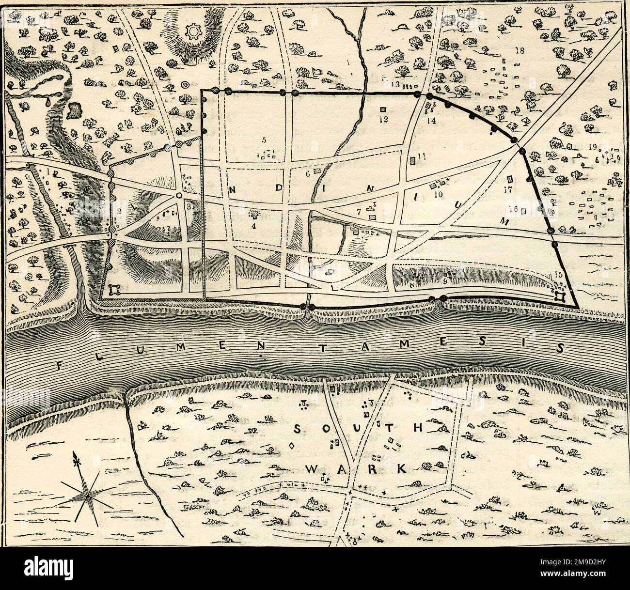 Roman london hi-res stock photography and images - Alamy