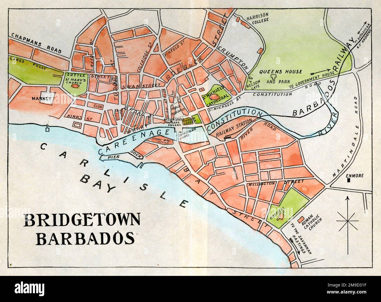 Bridgetown historical hi-res stock photography and images - Alamy