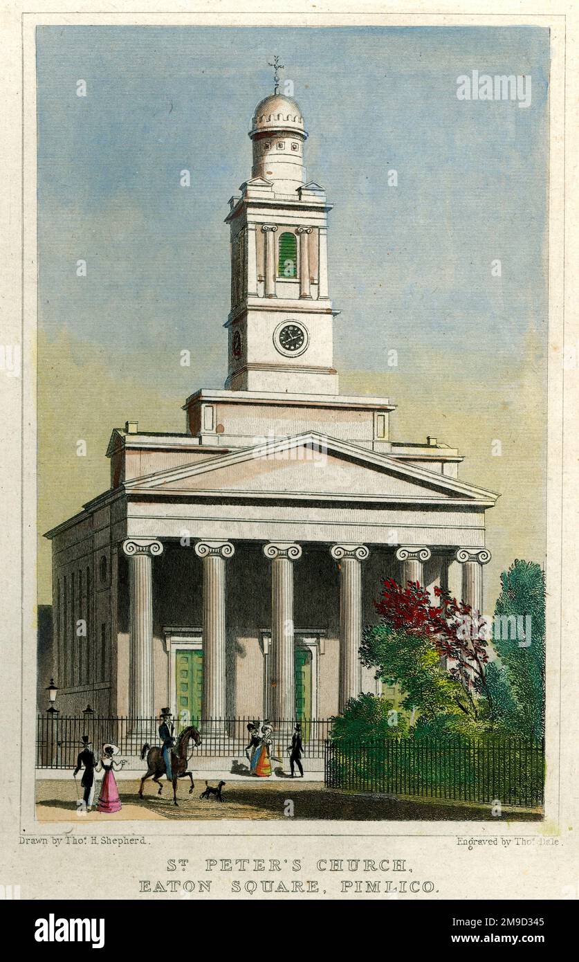 St Peters Church, Eaton Square, Pimlico Stock Photo - Alamy