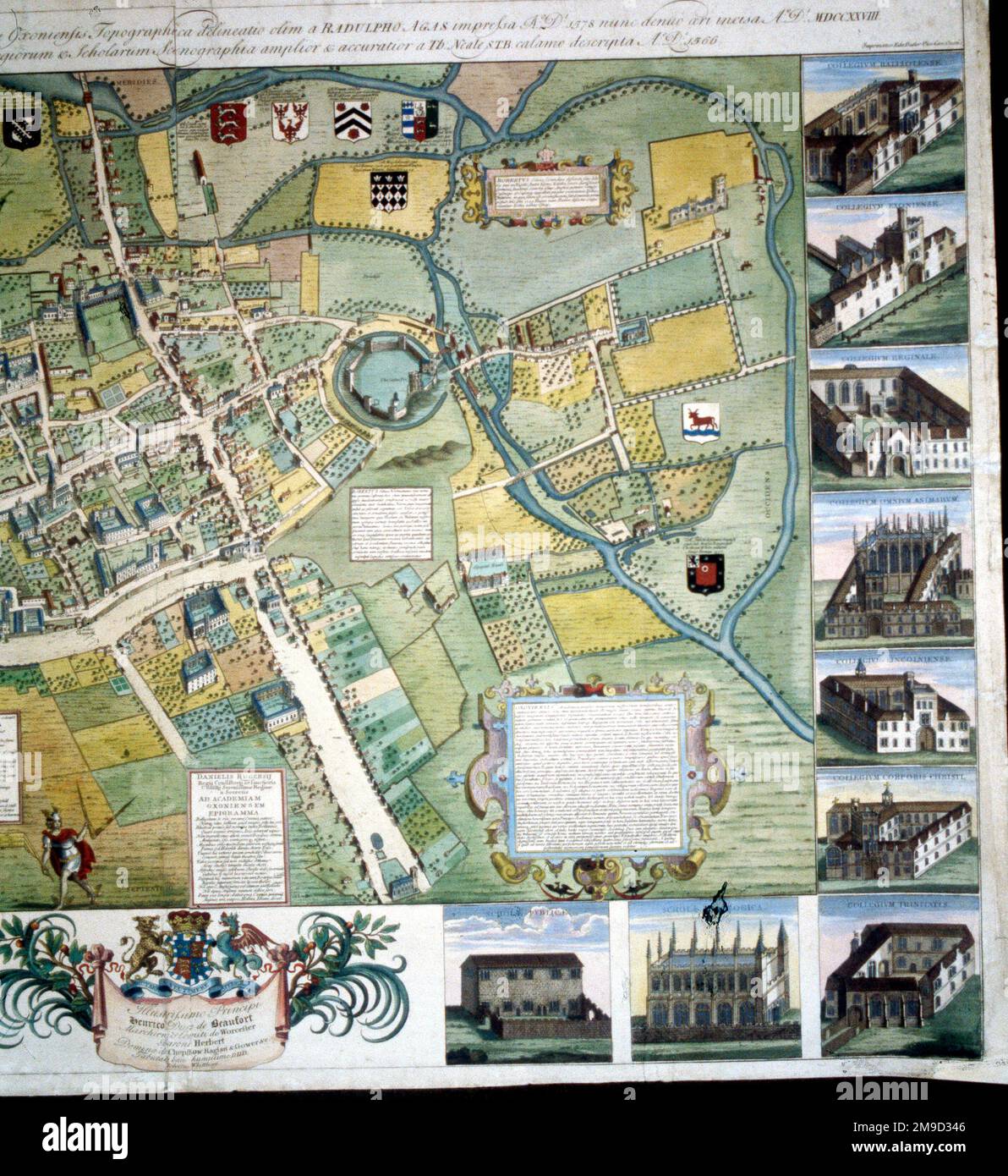 Map Of Oxford Stock Photo - Alamy