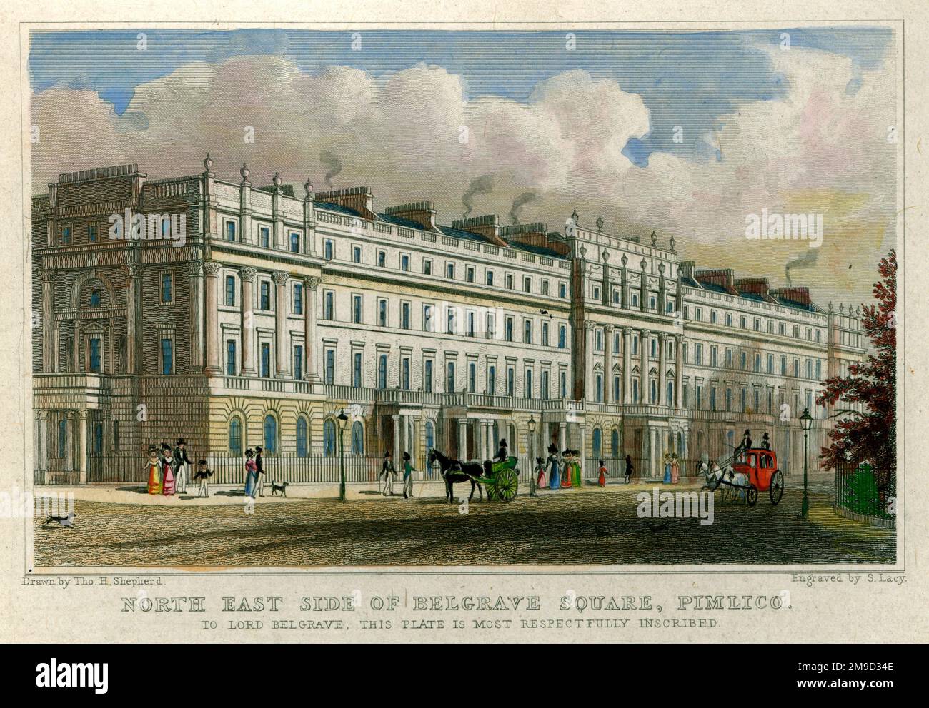 Belgrave square history hi-res stock photography and images - Alamy