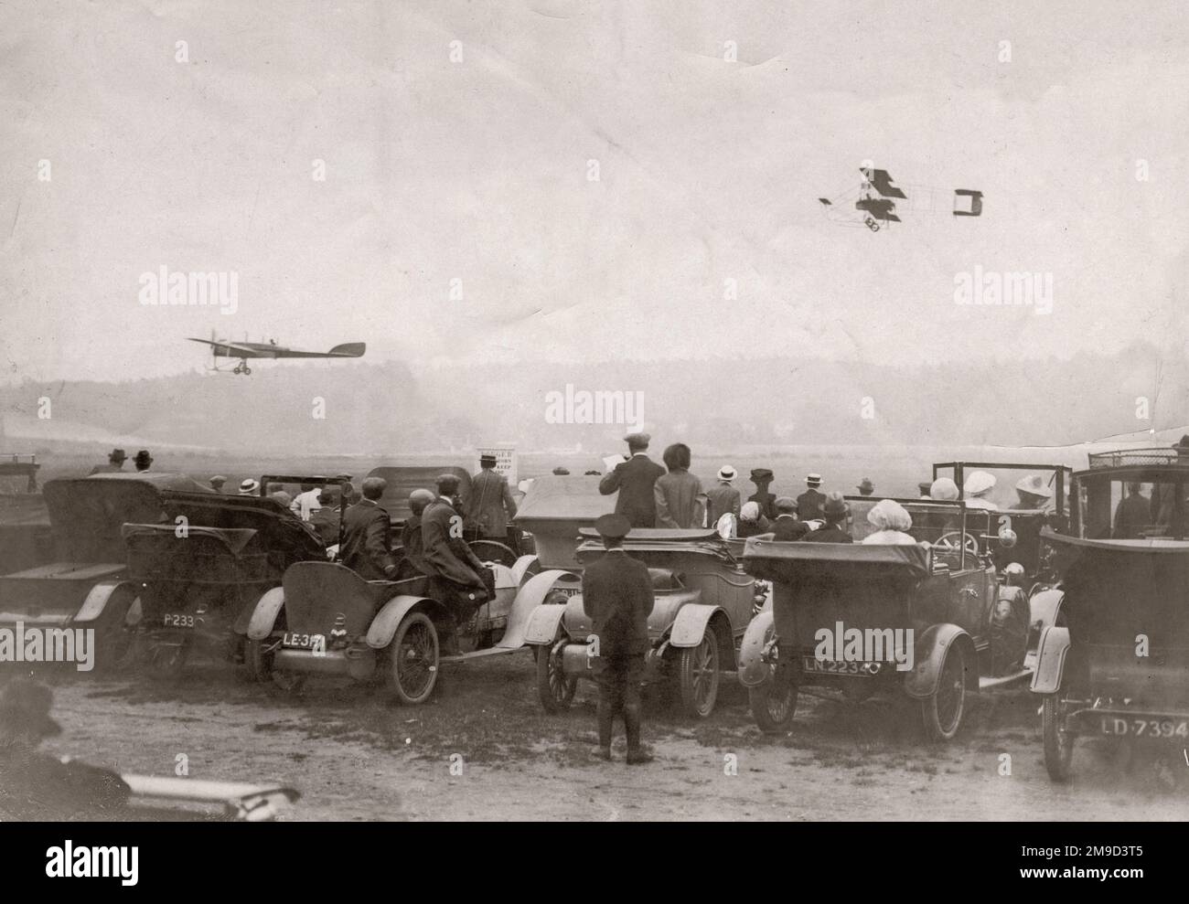 Aviation - Aerial Handicap Race with biplane and another with ...