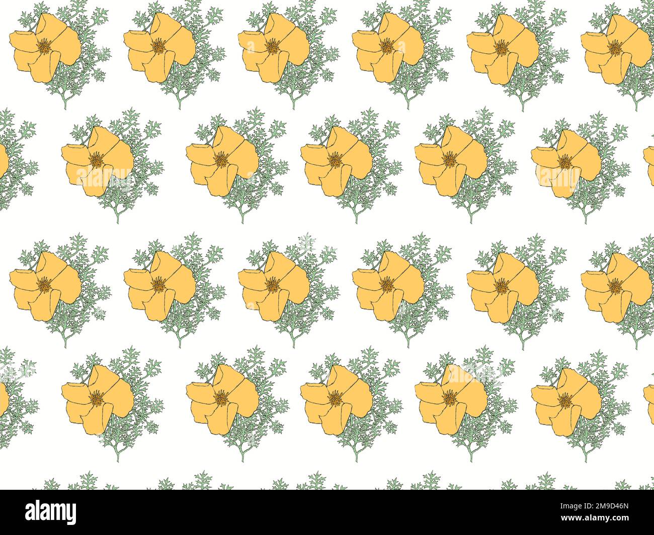 Orange floral design Stock Photo - Alamy