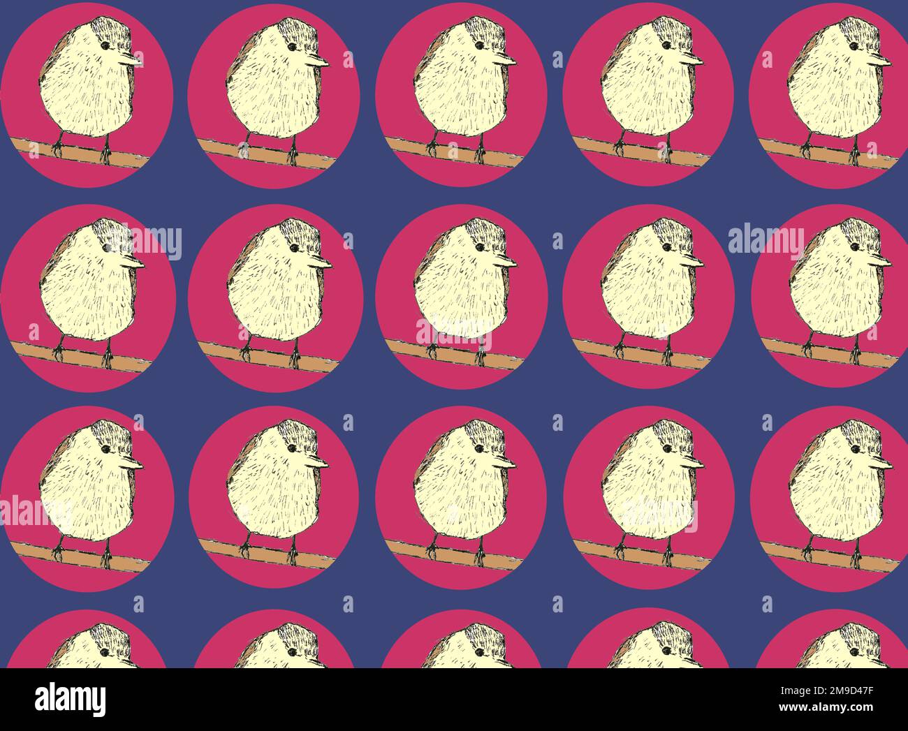 Repeat pattern bird hi-res stock photography and images - Alamy