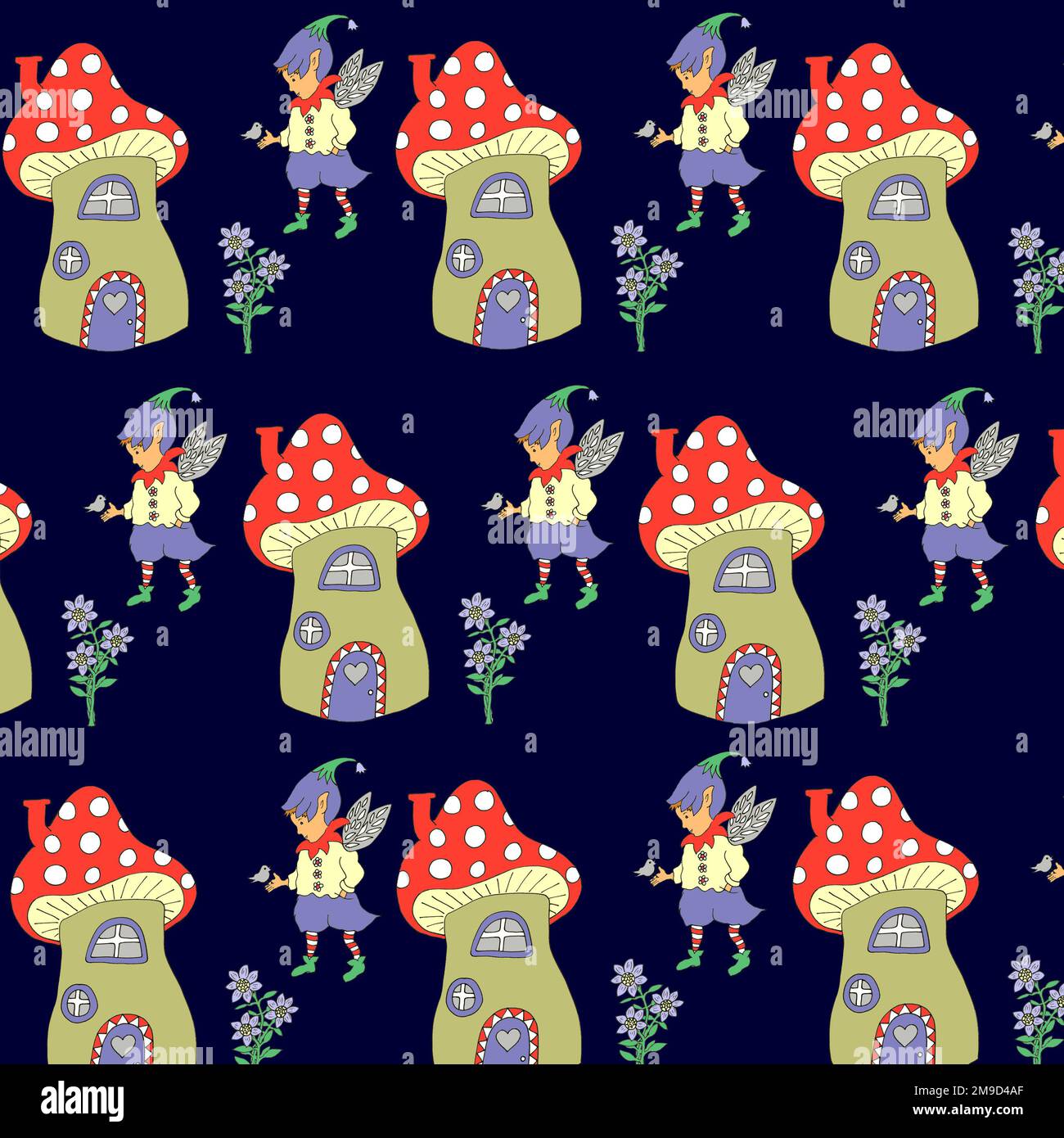Fairytale toadstools hi-res stock photography and images - Alamy
