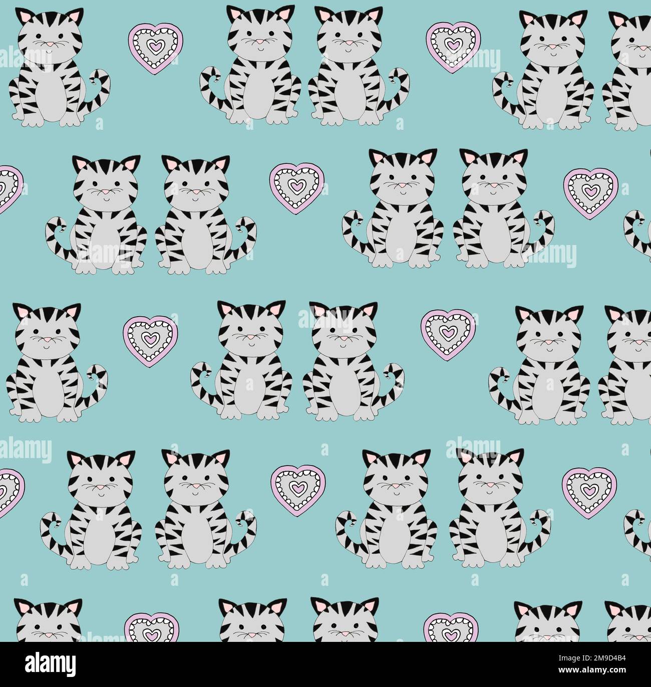 Tabby cat pattern Stock Photo - Alamy