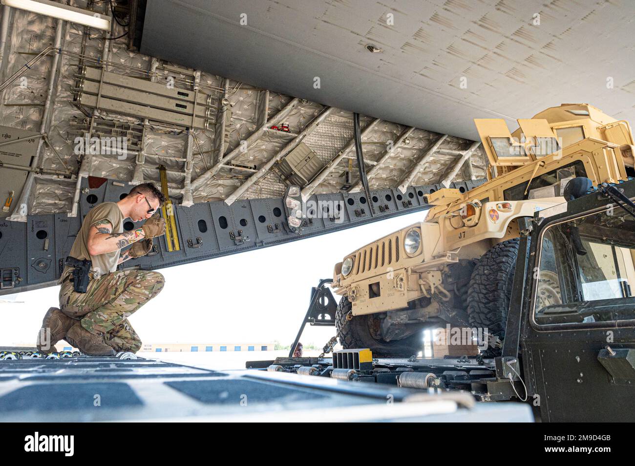 U.S. Air Force Staff Sgt. Jared Soucy, a loadmaster with the 816th ...