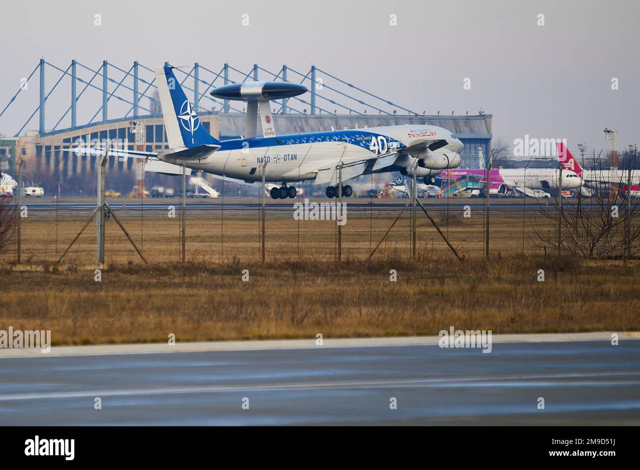 Otopeni, Romania - January 17, 2023: AWACS Airborne Warning and Control ...