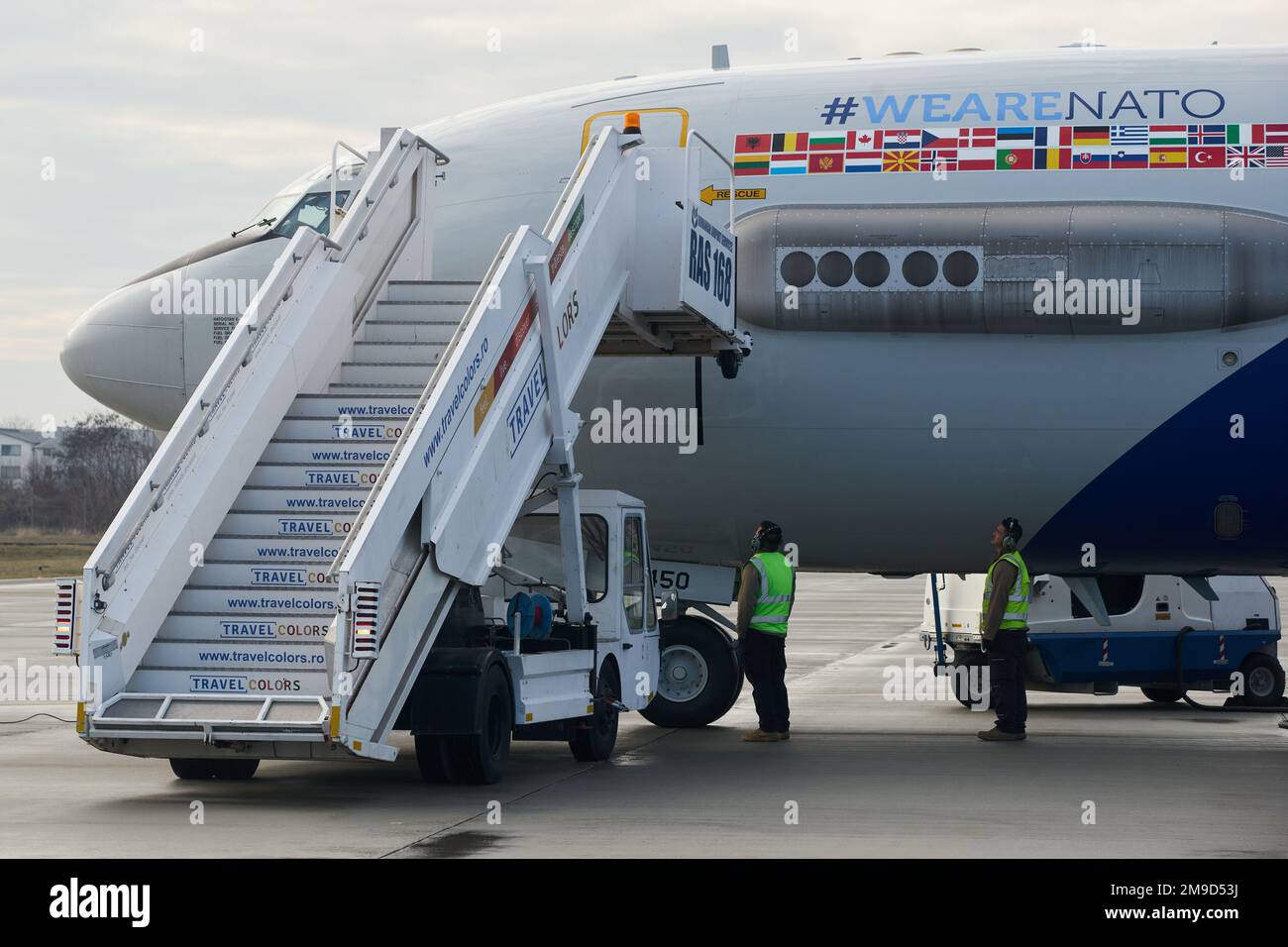 Otopeni, Romania - January 17, 2023: AWACS Airborne Warning and Control ...