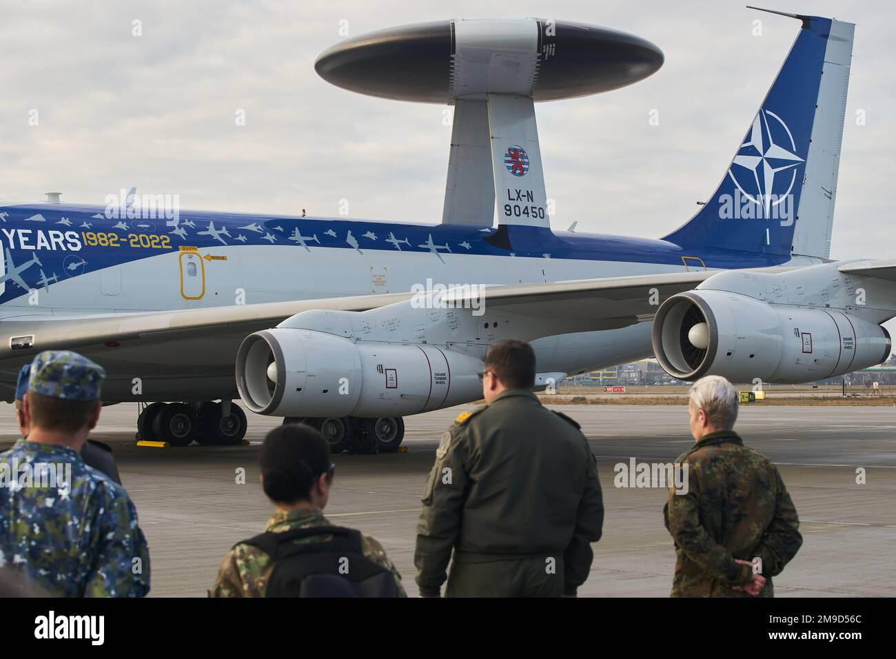Otopeni, Romania - January 17, 2023: AWACS Airborne Warning and Control ...