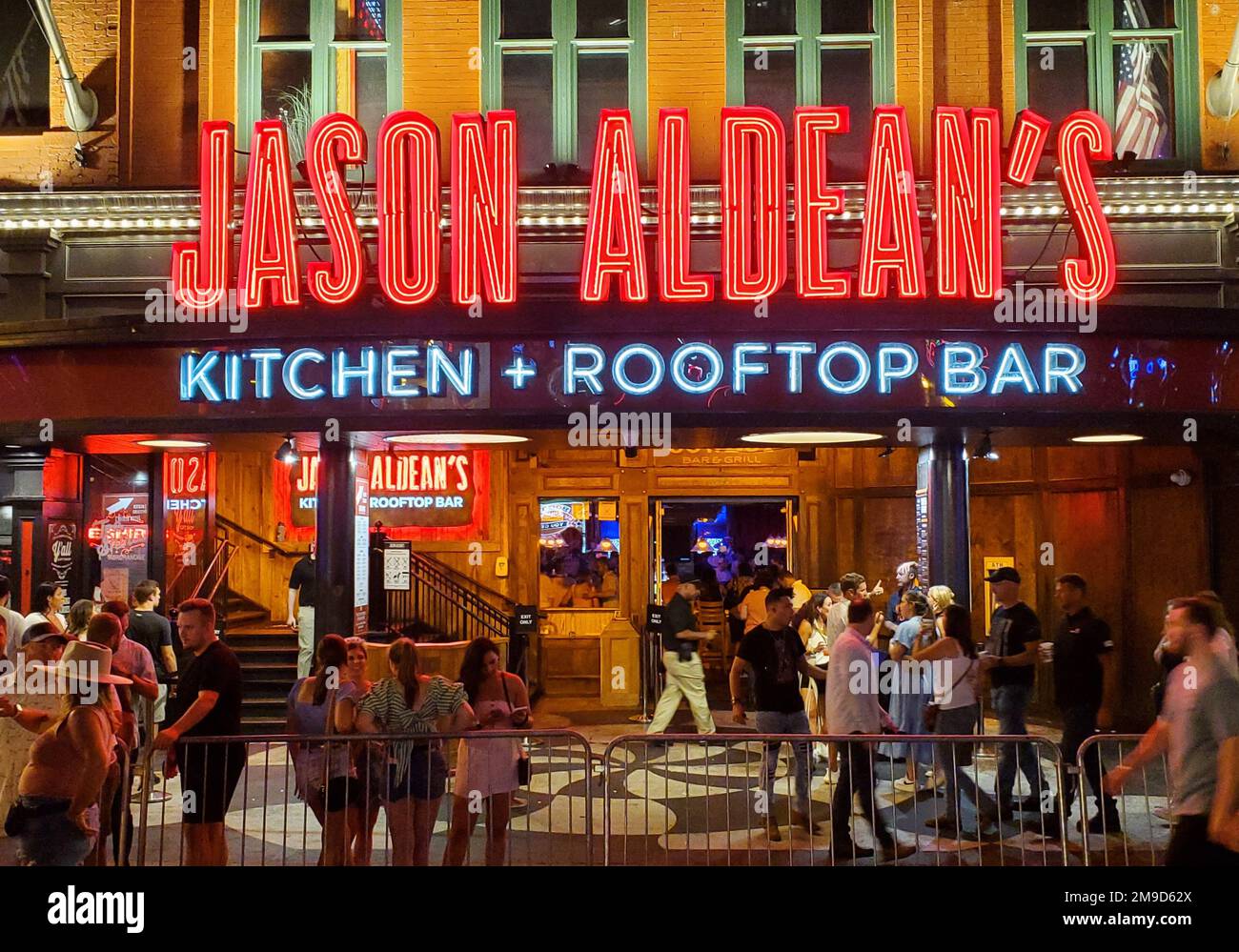 Nashville, Tennessee, U.S.A - June 22, 2022 - The night scene and ...