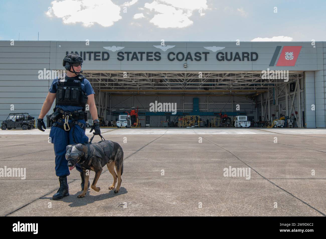 Coast Guard Marine Safety and Security Team Houston K9 Simba and his ...